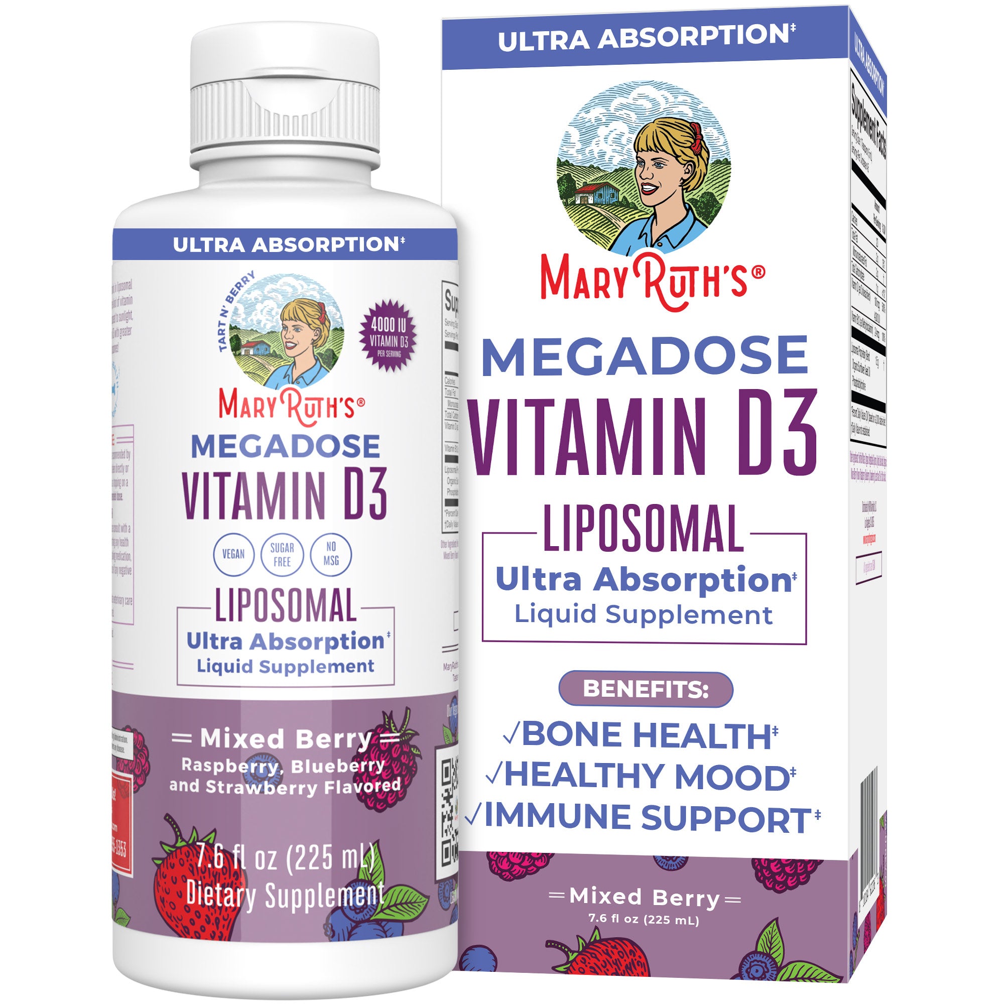 Liposomal Vitamin D3 Megadose – MaryRuth Organics