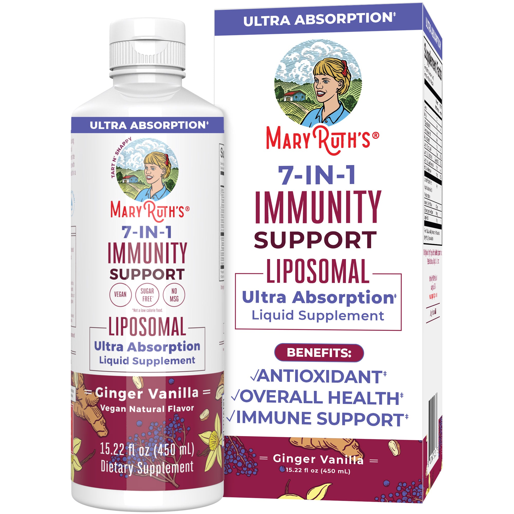 7-in-1 Immunity Support Liposomal – MaryRuth Organics