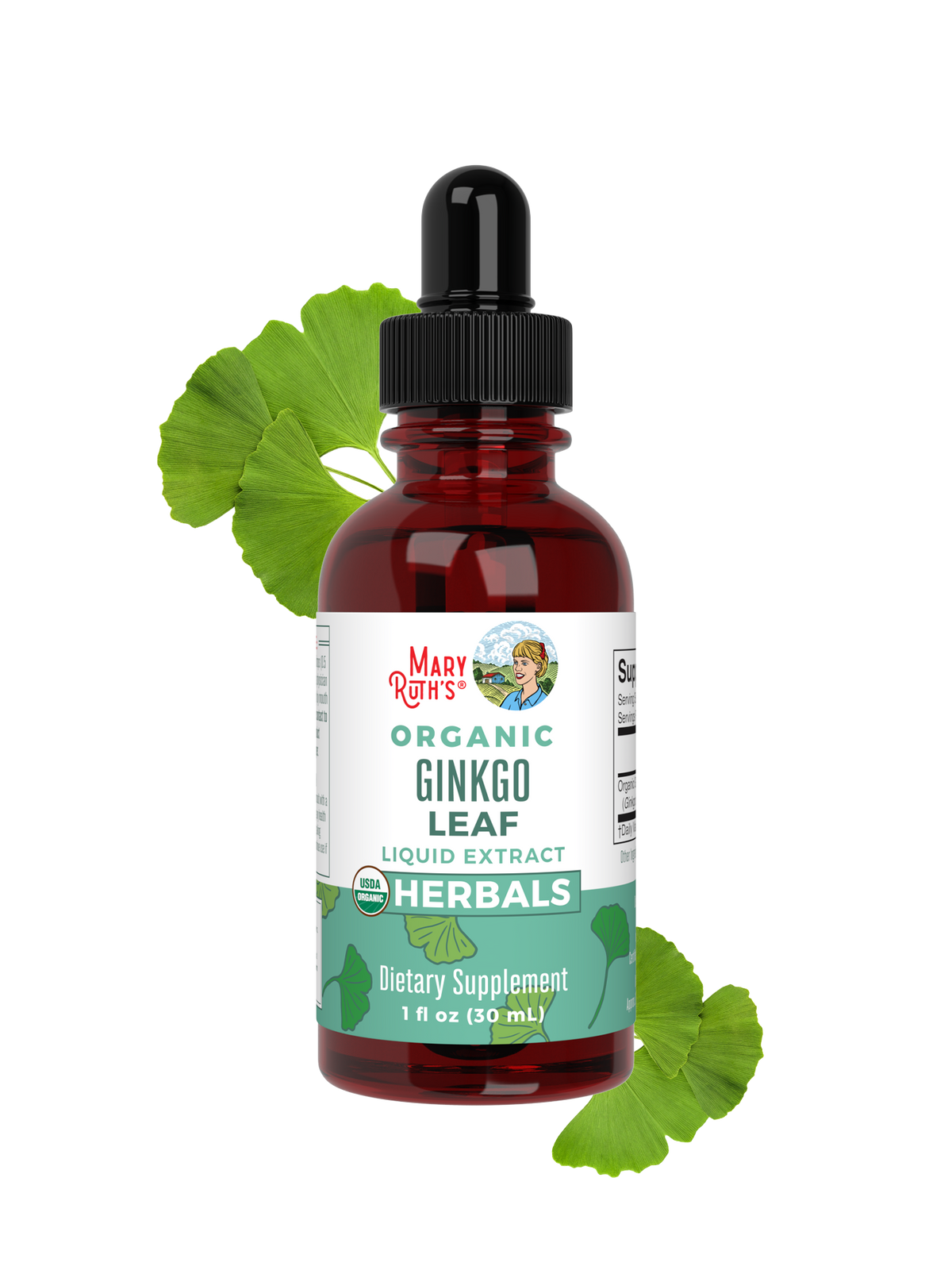 Organic Ginkgo Leaf Liquid Drops – MaryRuth Organics