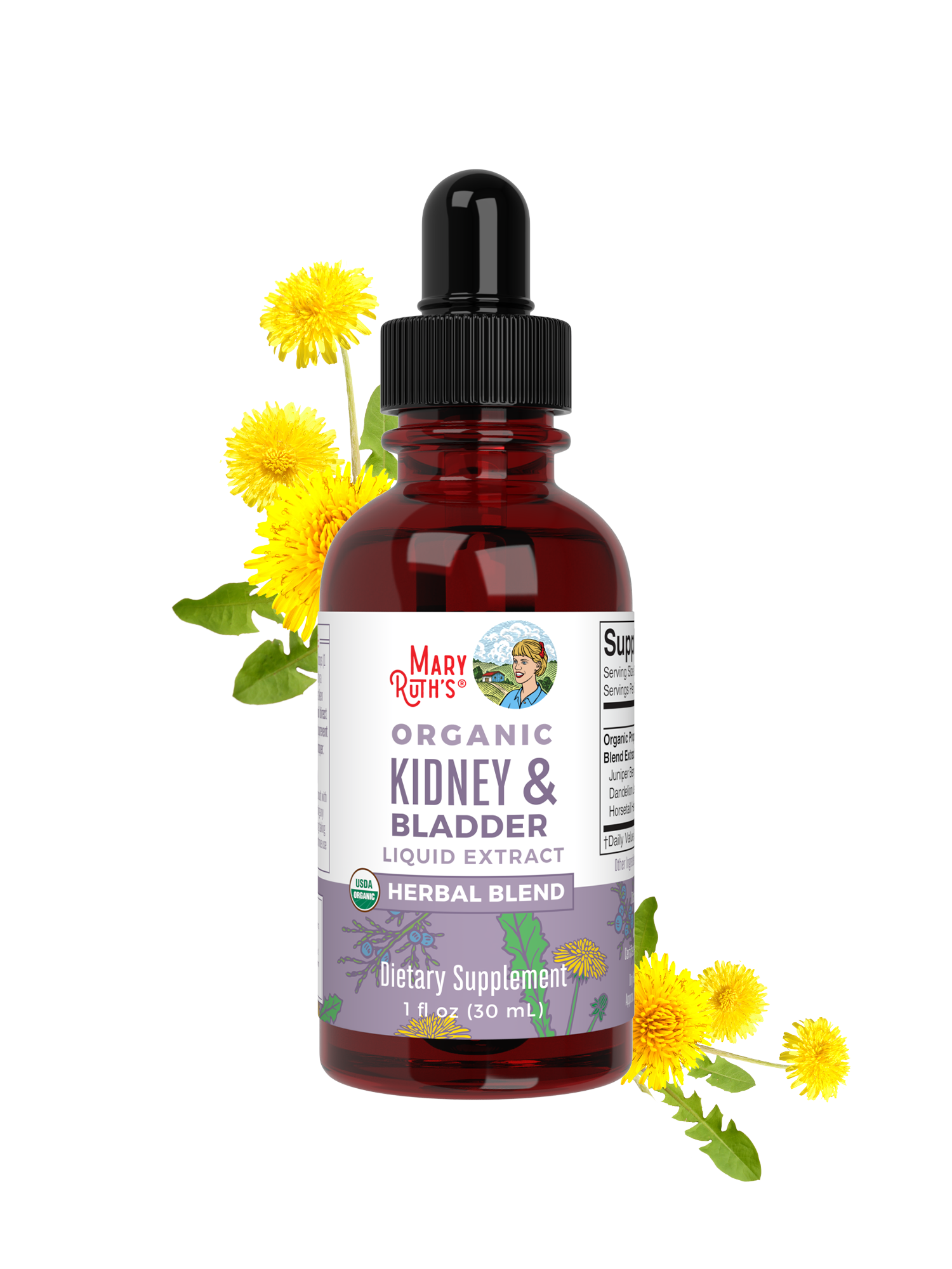 Herbal Liquid Drops for Kidney & Bladder – MaryRuth Organics