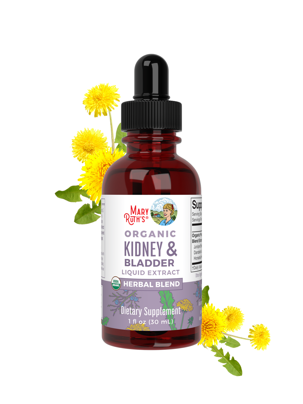 Herbal Liquid Drops for Kidney & Bladder – MaryRuth Organics