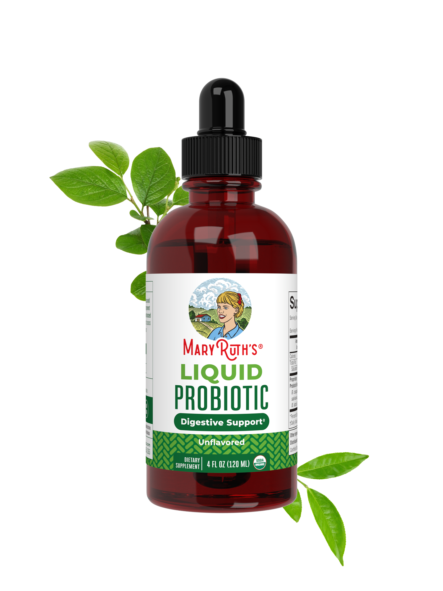 Vegan Organic Liquid Probiotic Drops – MaryRuth Organics