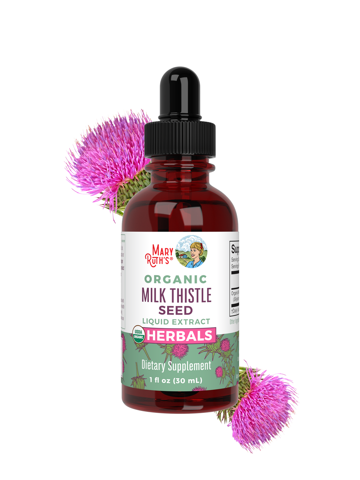 Organic Milk Thistle Seed Liquid Drops – MaryRuth Organics