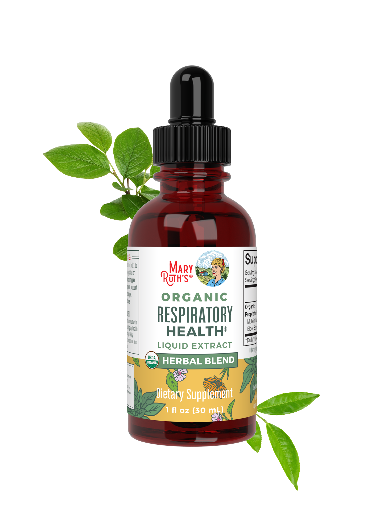 Respiratory Health Herbal Liquid Drops – MaryRuth Organics