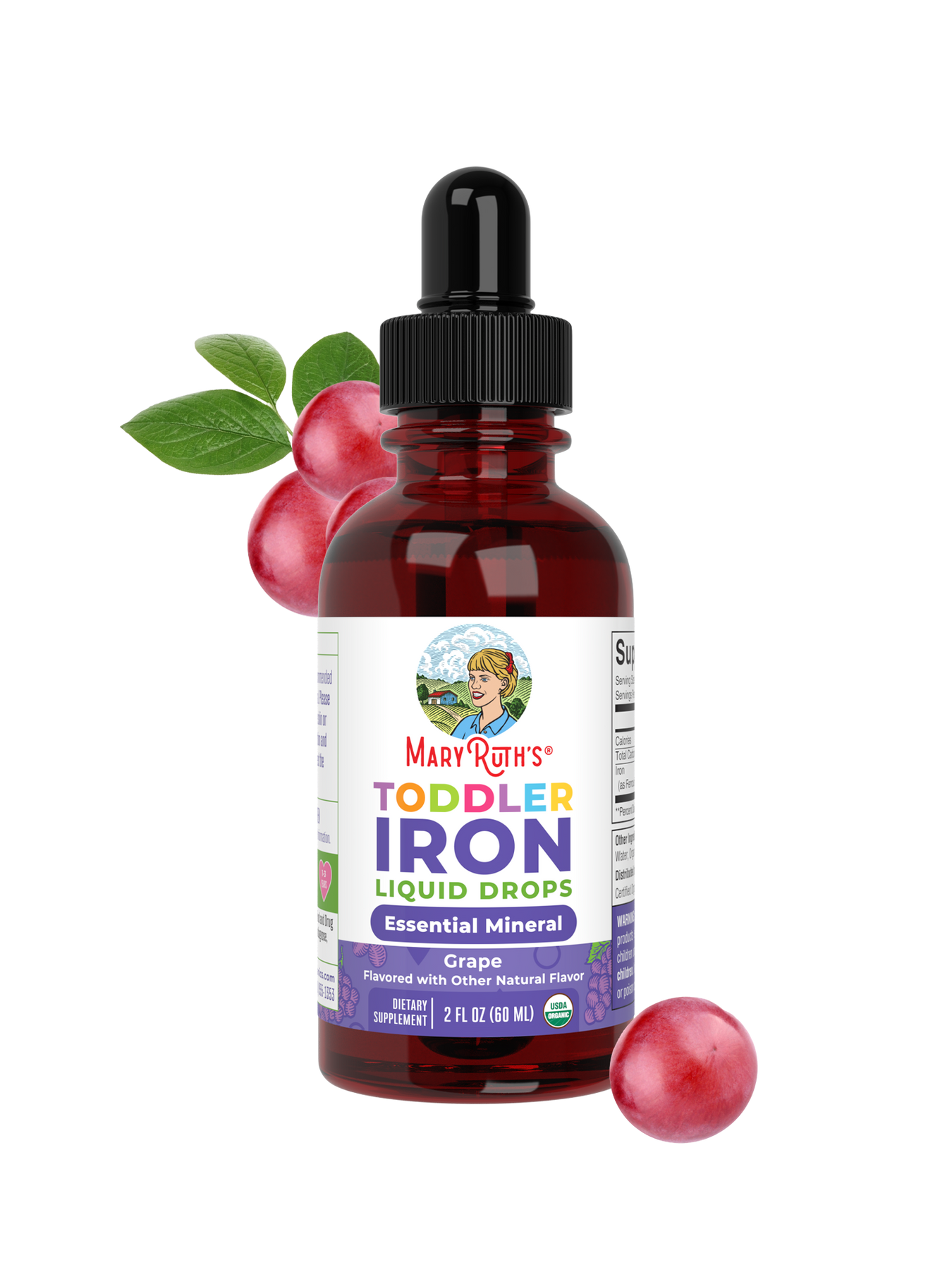Liquid Iron Drops For Toddlers – MaryRuth Organics