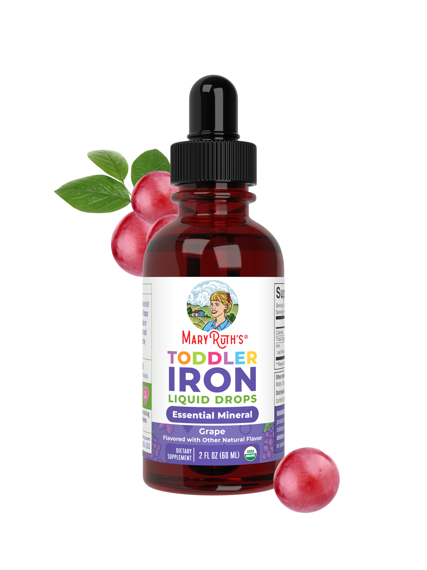 Liquid Iron Drops For Toddlers – MaryRuth Organics