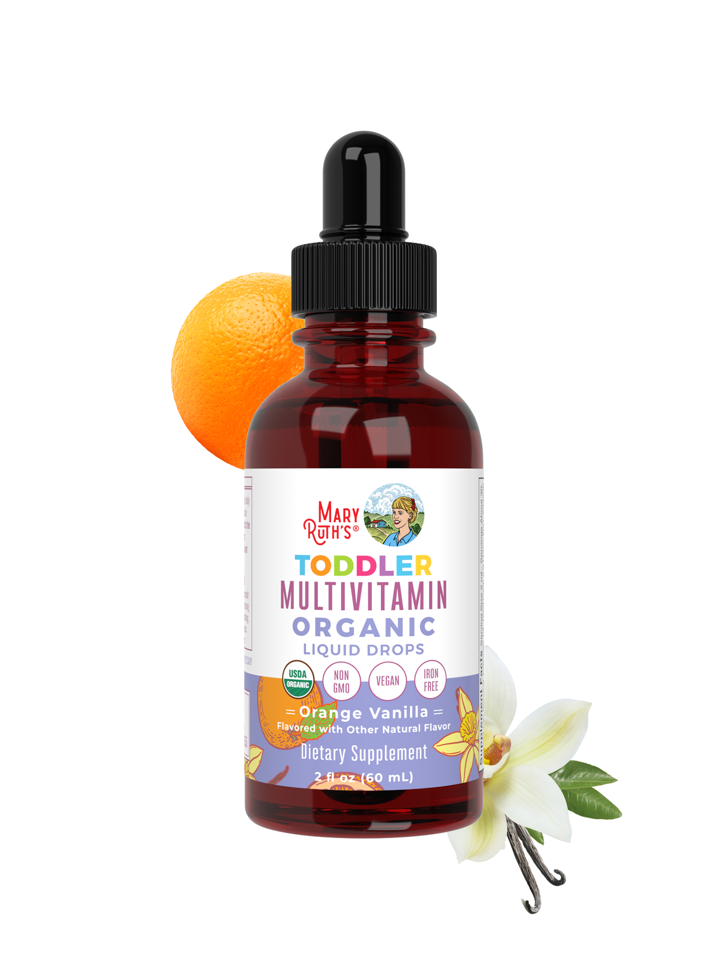 Organic Toddler Multivitamin Liquid Drops – MaryRuth Organics