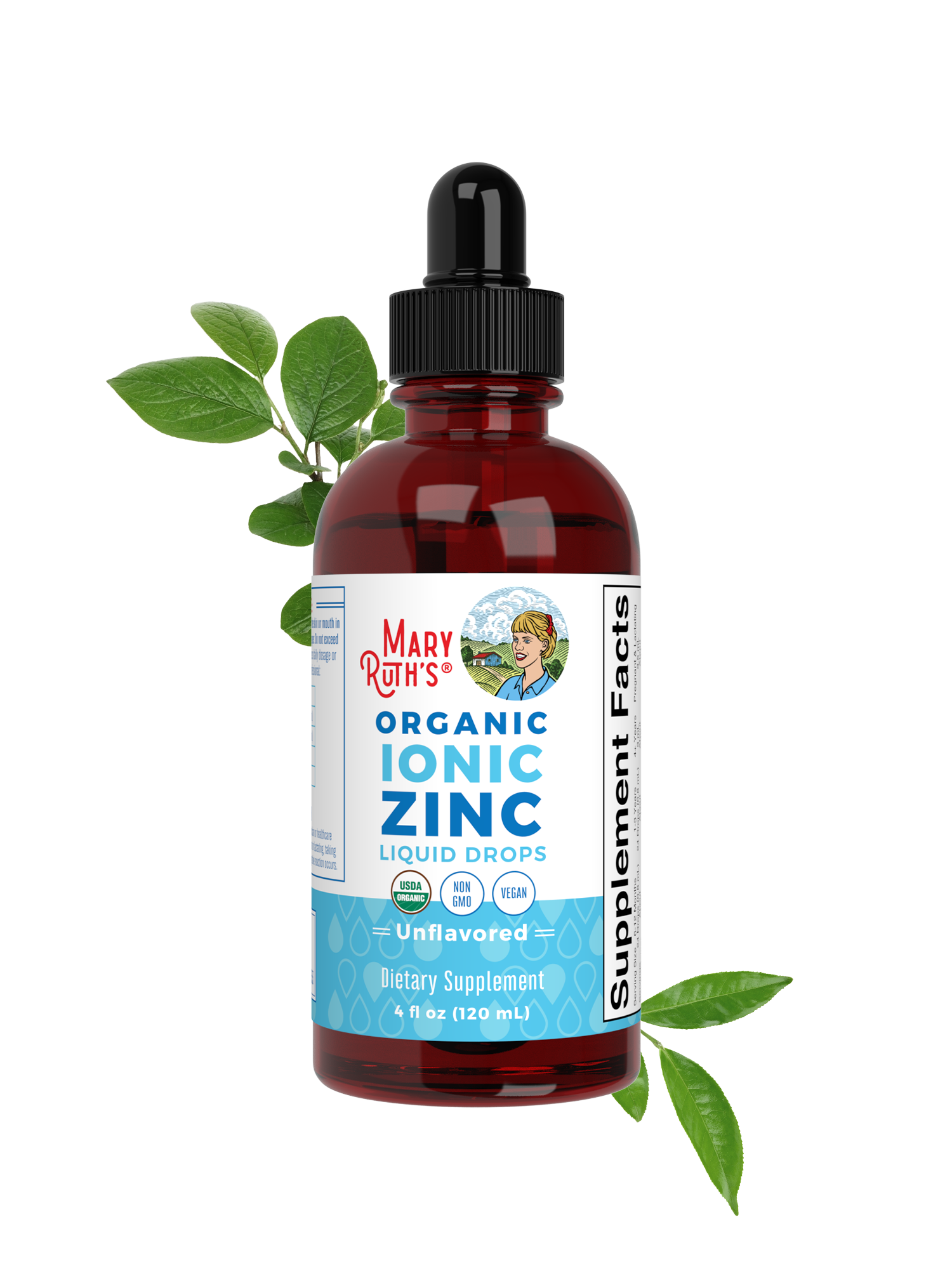 Liquid Ionic Zinc Drops Supplement – MaryRuth Organics