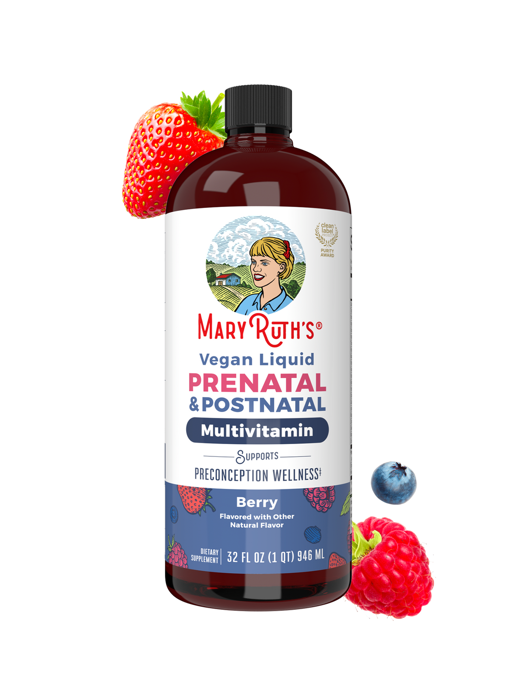 Vegan Liquid Prenatal & Postnatal Vitamins – MaryRuth Organics