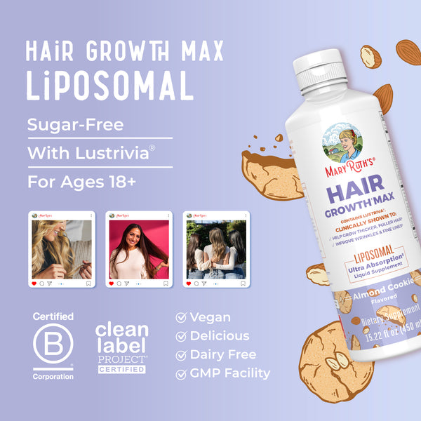 Hair Growth Max Liposomal – MaryRuth Organics