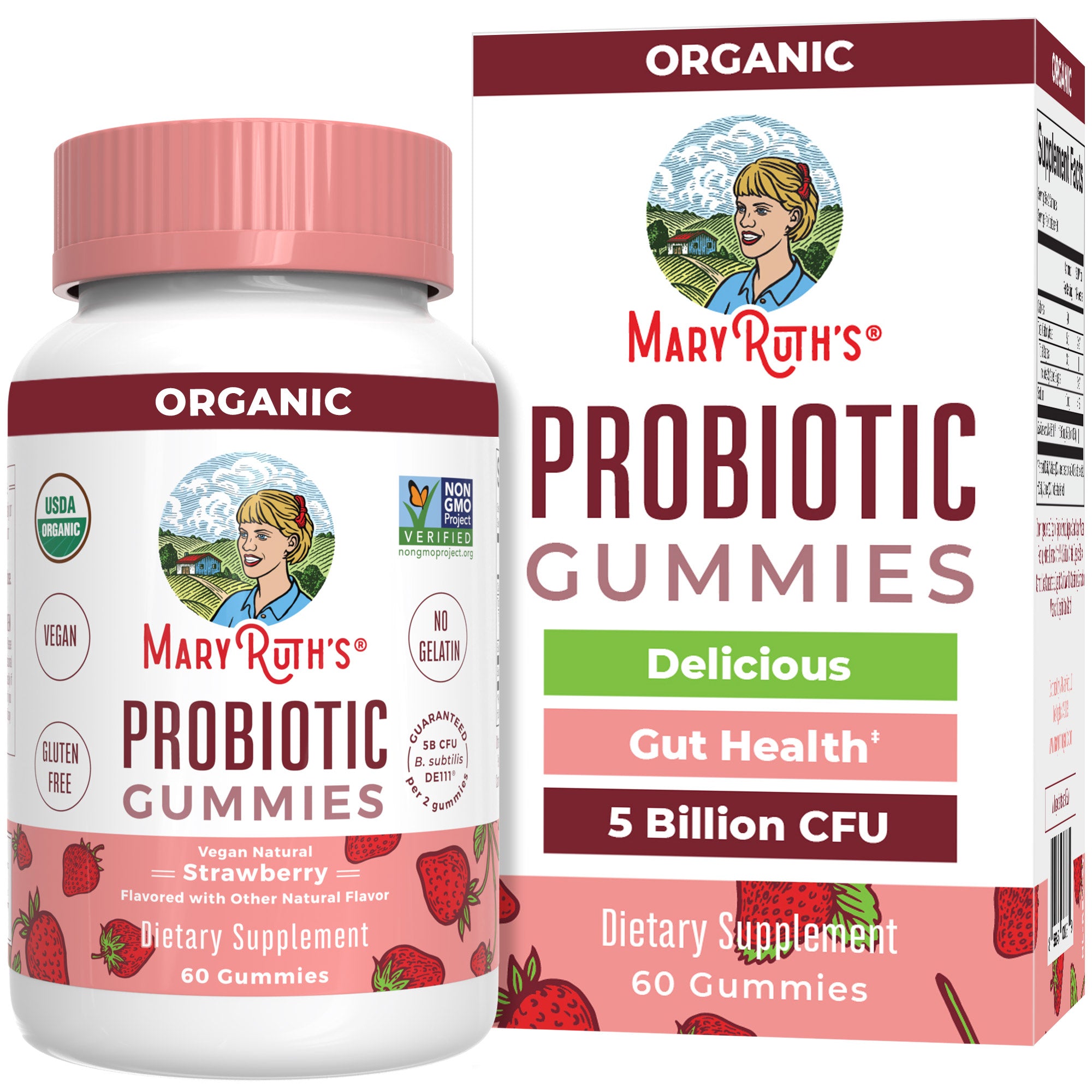 Organic Probiotic Gummies – MaryRuth Organics