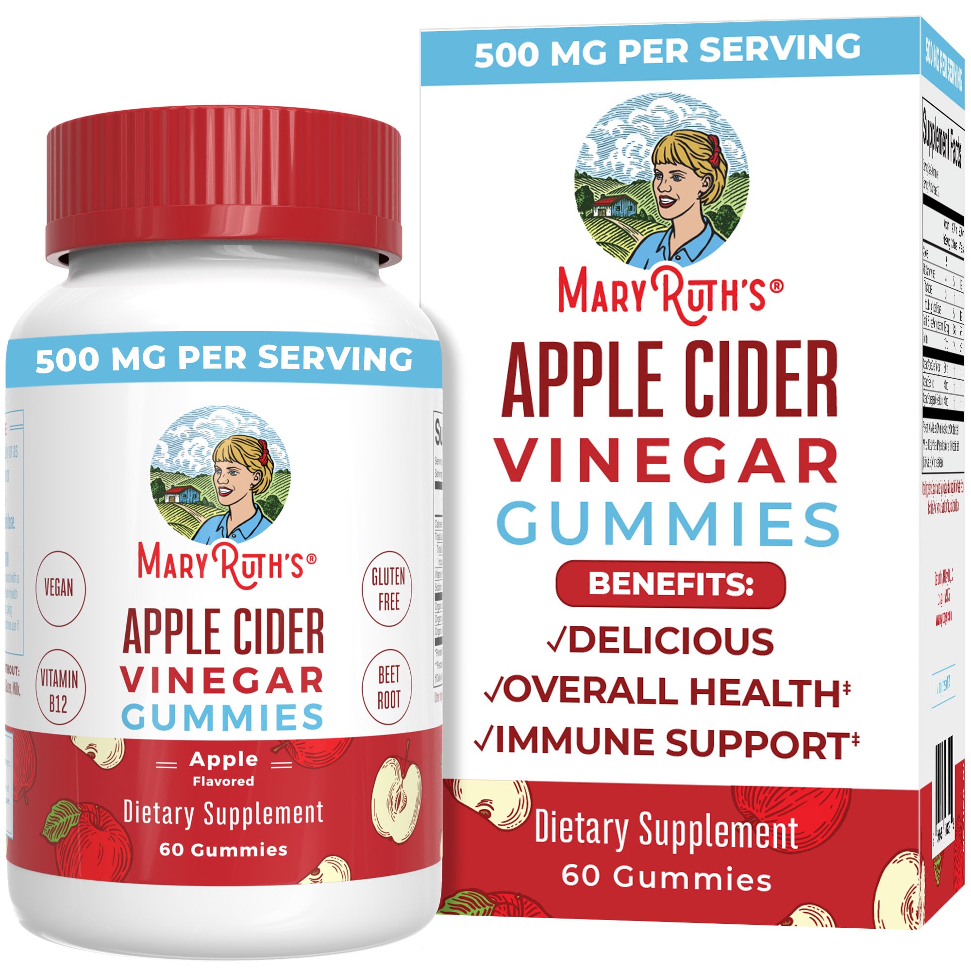 Apple Cider Vinegar ACV Gummies – MaryRuth Organics