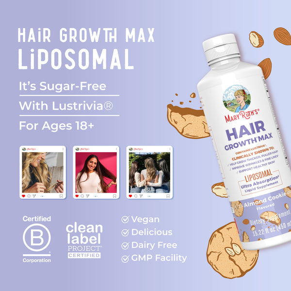 Hair Growth Max Liposomal – MaryRuth Organics