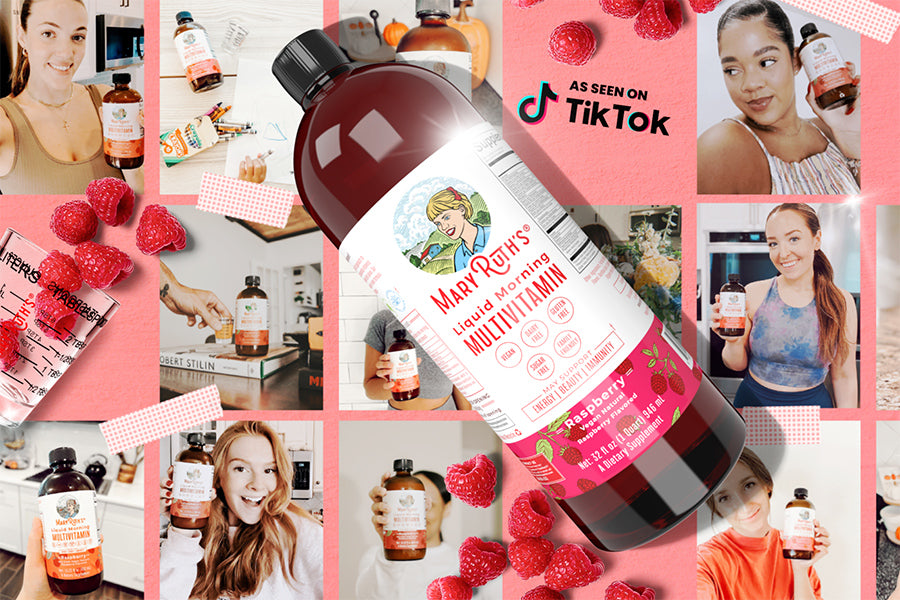 Vegan Liquid Vitamins & Supplements - MaryRuth Organics