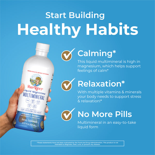 Liquid Nighttime Multimineral for Sleep – MaryRuth Organics