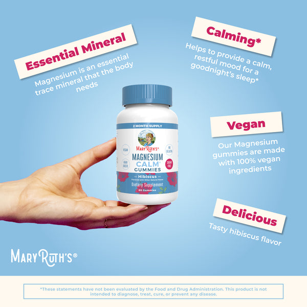 Vegan Magnesium Calm Gummies – MaryRuth Organics