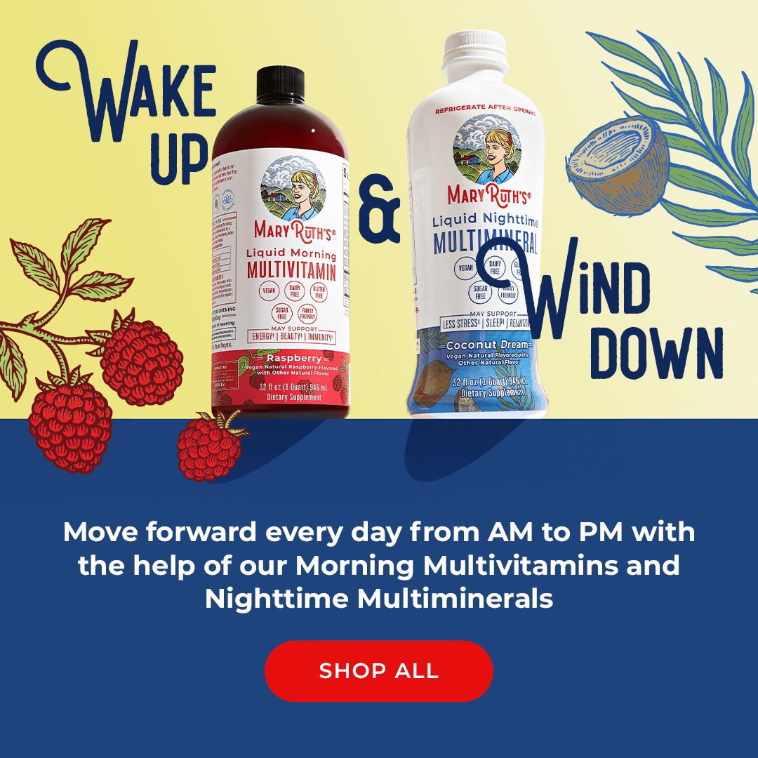 Vegan Liquid Vitamins & Supplements - MaryRuth Organics