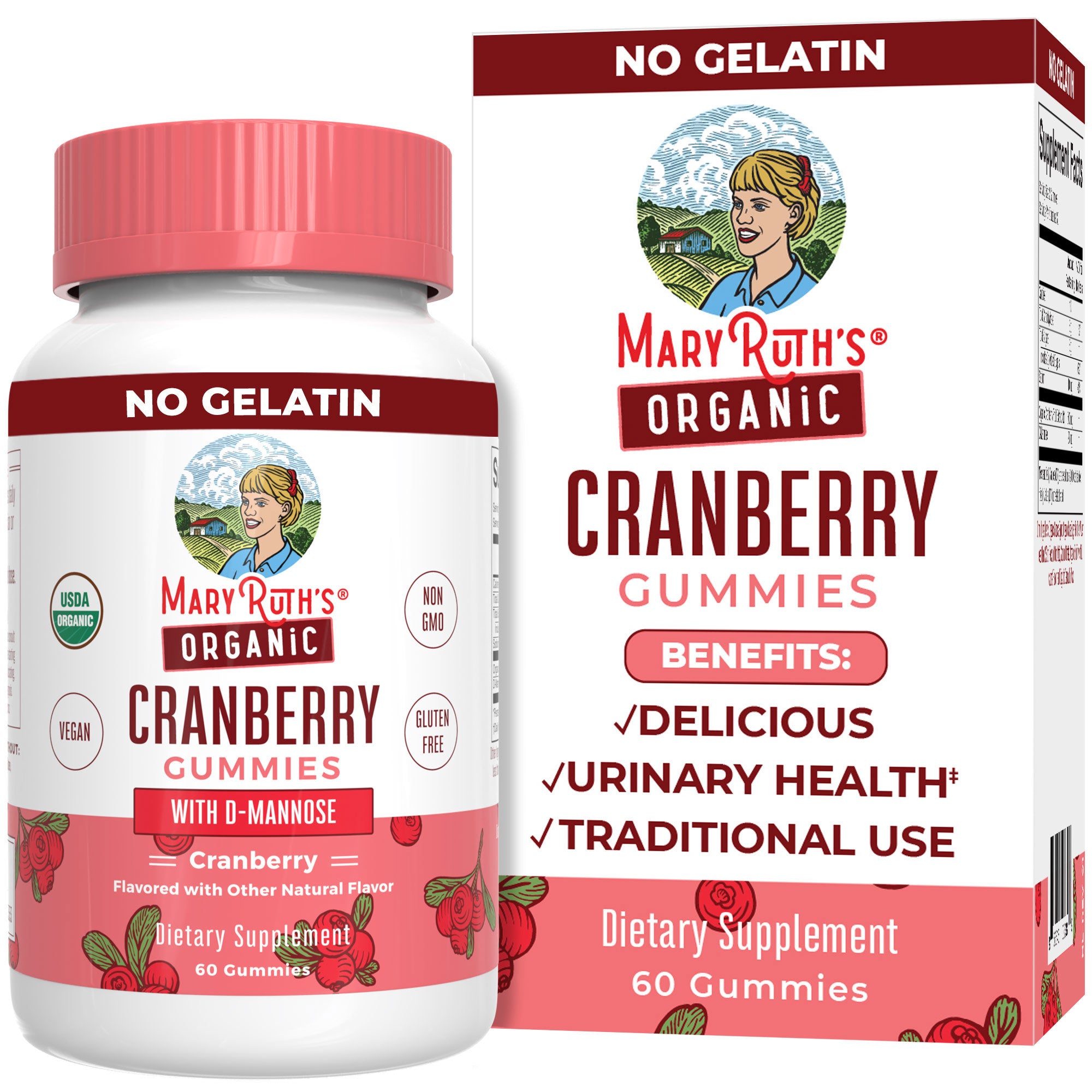 Organic Cranberry Gummies – MaryRuth Organics