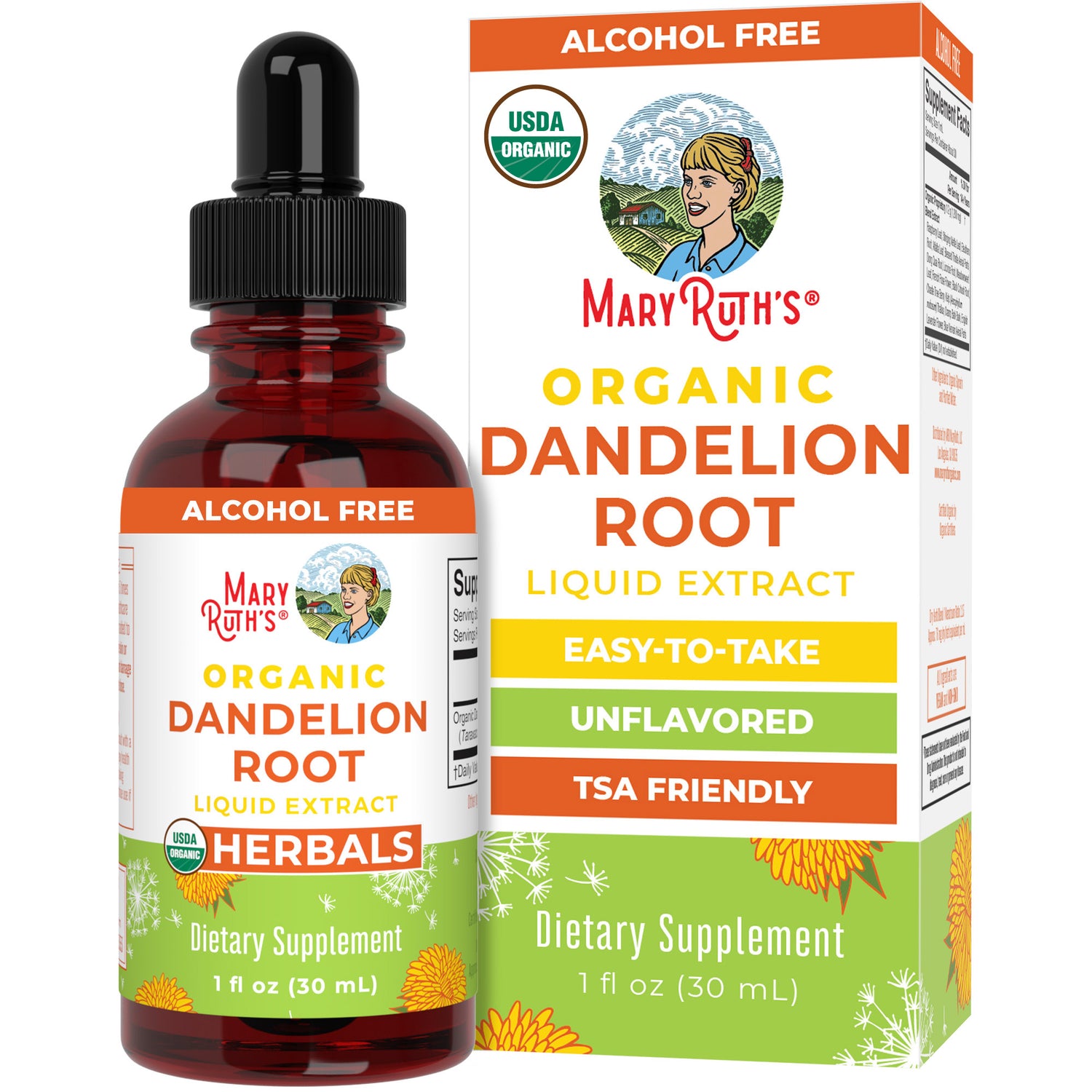 Organic Dandelion Root Liquid Extract – MaryRuth Organics