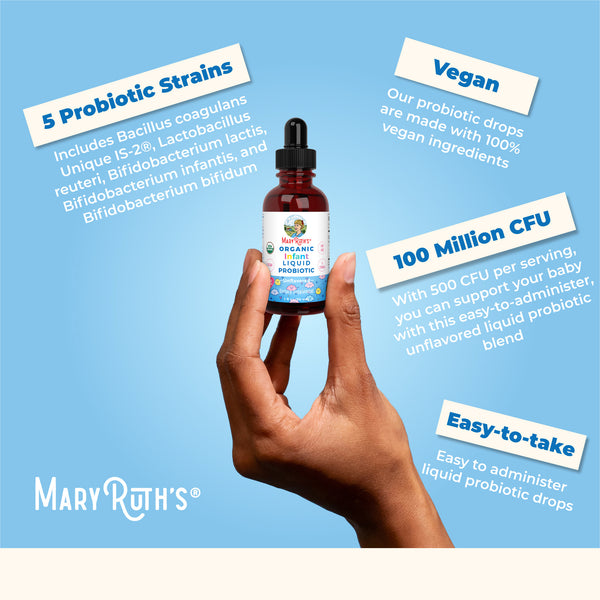Organic Infant Liquid Probiotic Maryruth Organics