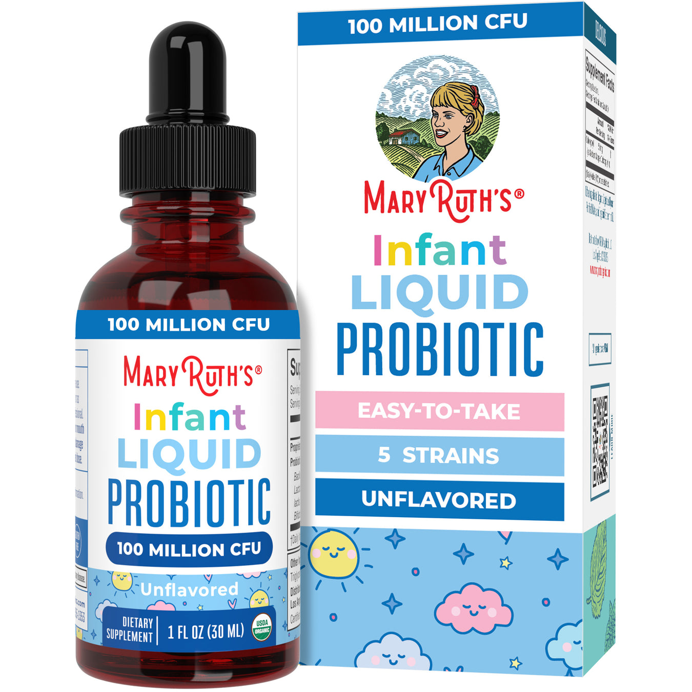 Organic Infant Liquid Probiotic – MaryRuth Organics
