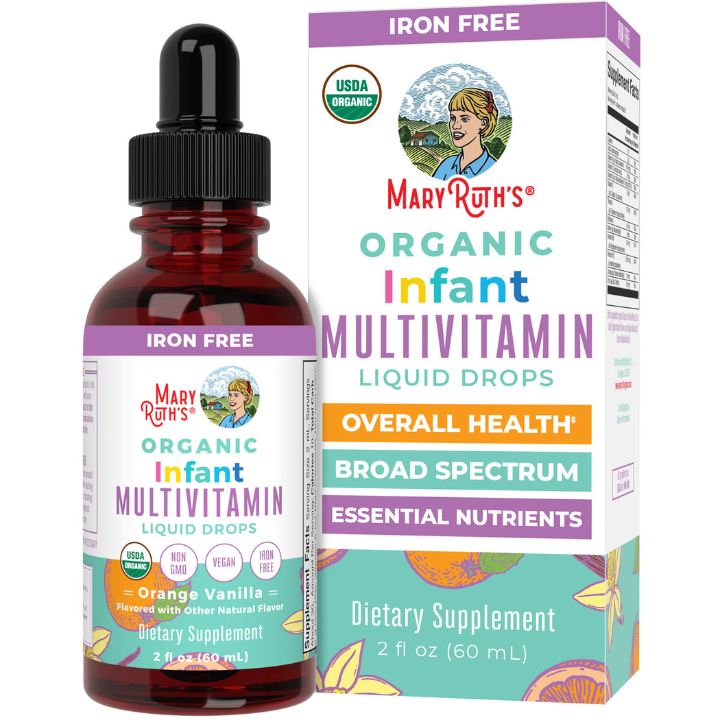 Organic Infant Multivitamin Liquid Drops – MaryRuth Organics