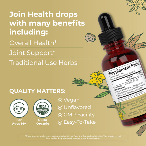 Joint Health Liquid Drops – MaryRuth Organics
