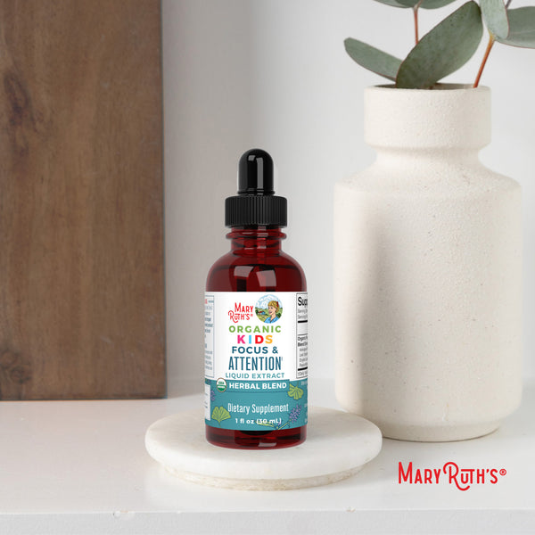 Kids Focus & Attention Vitamin Liquid Drops – MaryRuth Organics