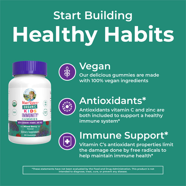 Organic Kids Immunity Gummies – MaryRuth Organics
