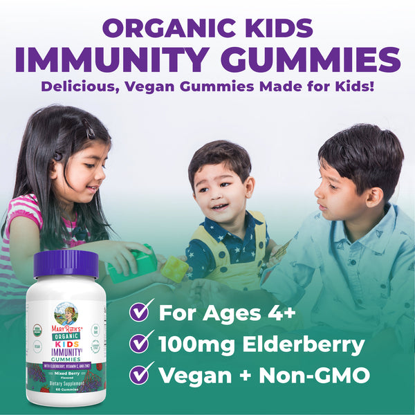 Organic Kids Immunity Gummies – MaryRuth Organics
