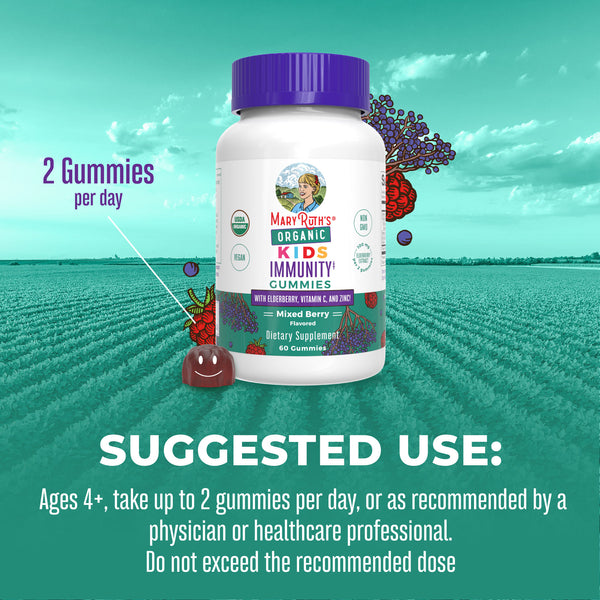 Organic Kids Immunity Gummies – MaryRuth Organics