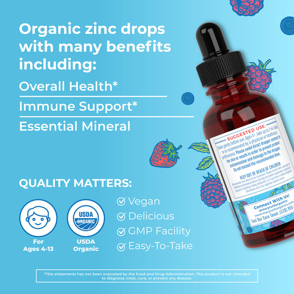 Kids Liquid Zinc Drops – MaryRuth Organics