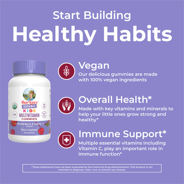 Organic Kids Multivitamin Gummies – MaryRuth Organics