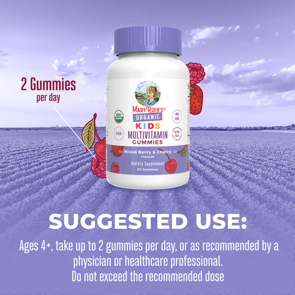 Organic Kids Multivitamin Gummies – MaryRuth Organics