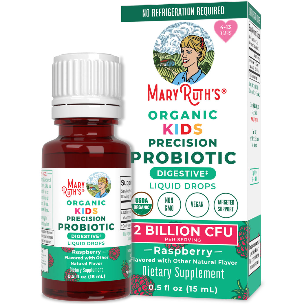 Organic Kids Precision Probiotic Digestive Liquid Drops – MaryRuth Organics