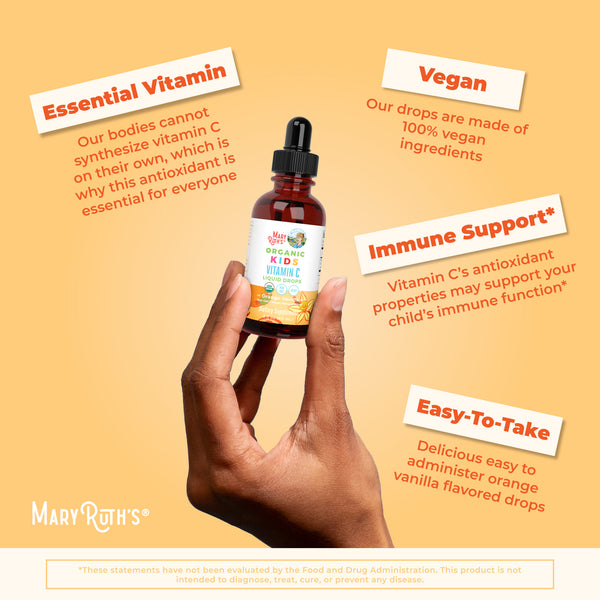 Vitamin C For Kids & Children (Liquid Drops) – MaryRuth Organics