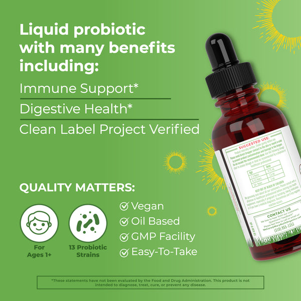 Liquid Probiotics: Vegan Probiotic – MaryRuth Organics