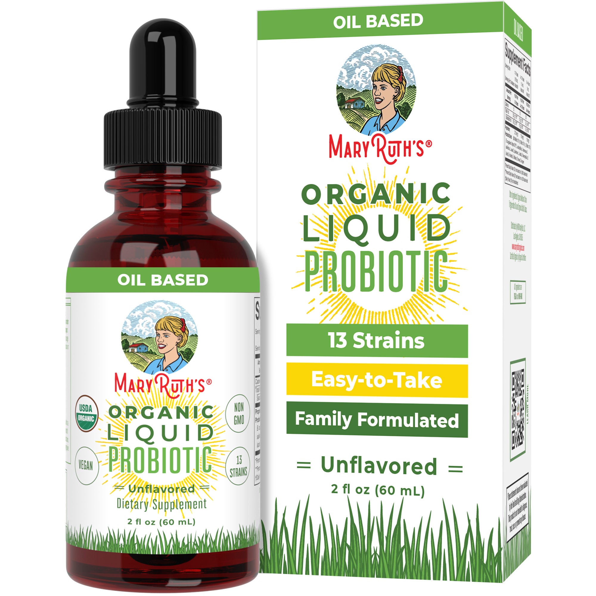 Liquid Probiotics: Vegan Probiotic – MaryRuth Organics