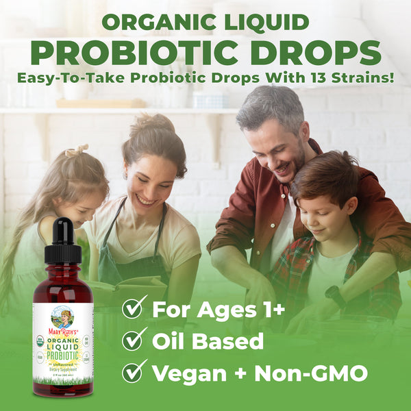 Liquid Probiotics: Vegan Probiotic – MaryRuth Organics