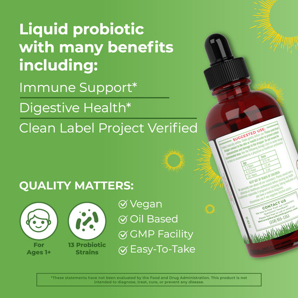 Vegan Liquid Probiotic Drops For Adults – MaryRuth Organics
