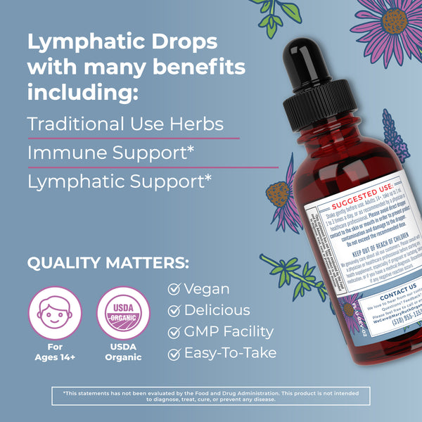Lymphatic Support Herbal Liquid Supplement – MaryRuth Organics