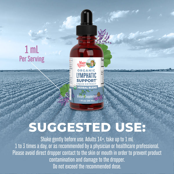 Lymphatic Support Herbal Liquid Supplement – MaryRuth Organics