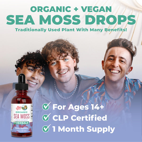 Organic Sea Moss Liquid Drops – MaryRuth Organics