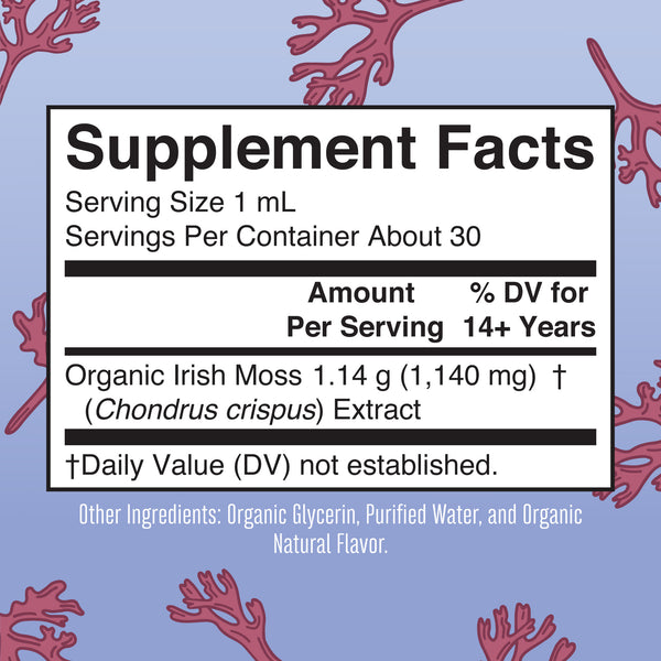 Organic Sea Moss Liquid Drops – MaryRuth Organics