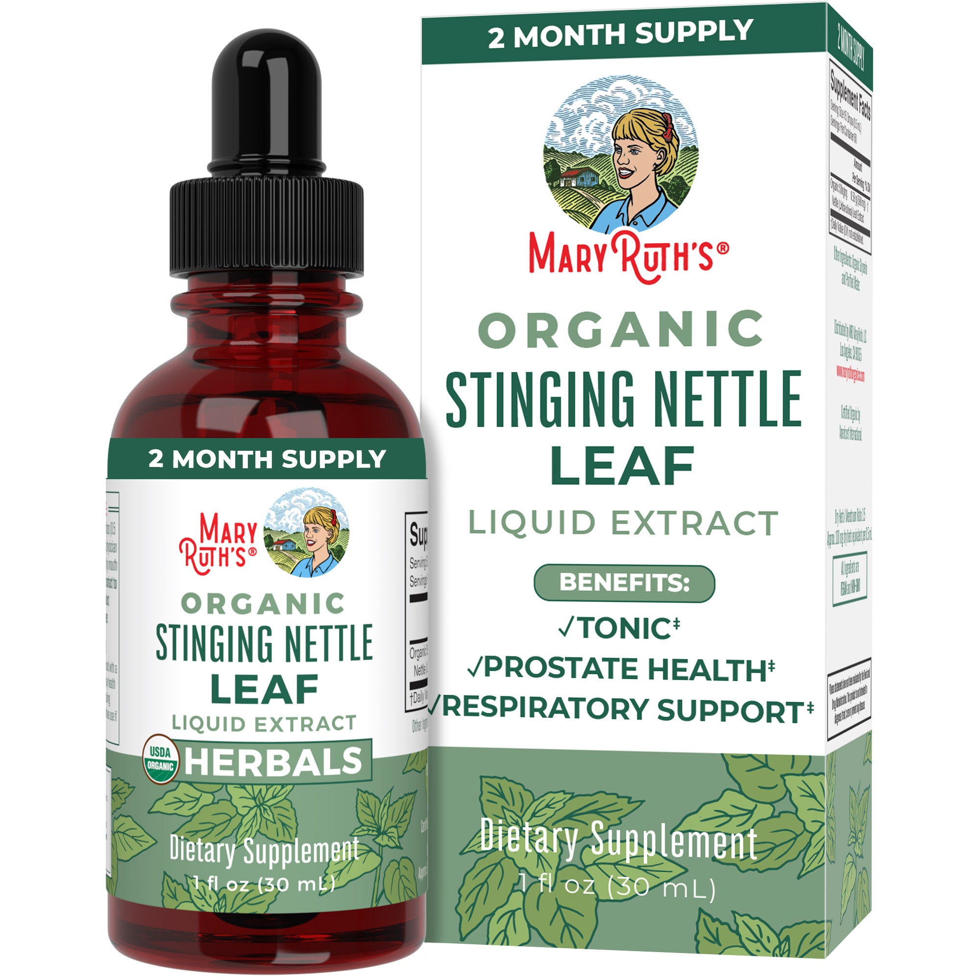 Organic Stinging Nettle Leaf Liquid Drops – MaryRuth Organics