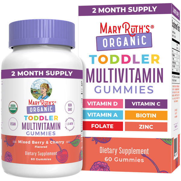Organic Toddler Multivitamin Gummies – MaryRuth Organics