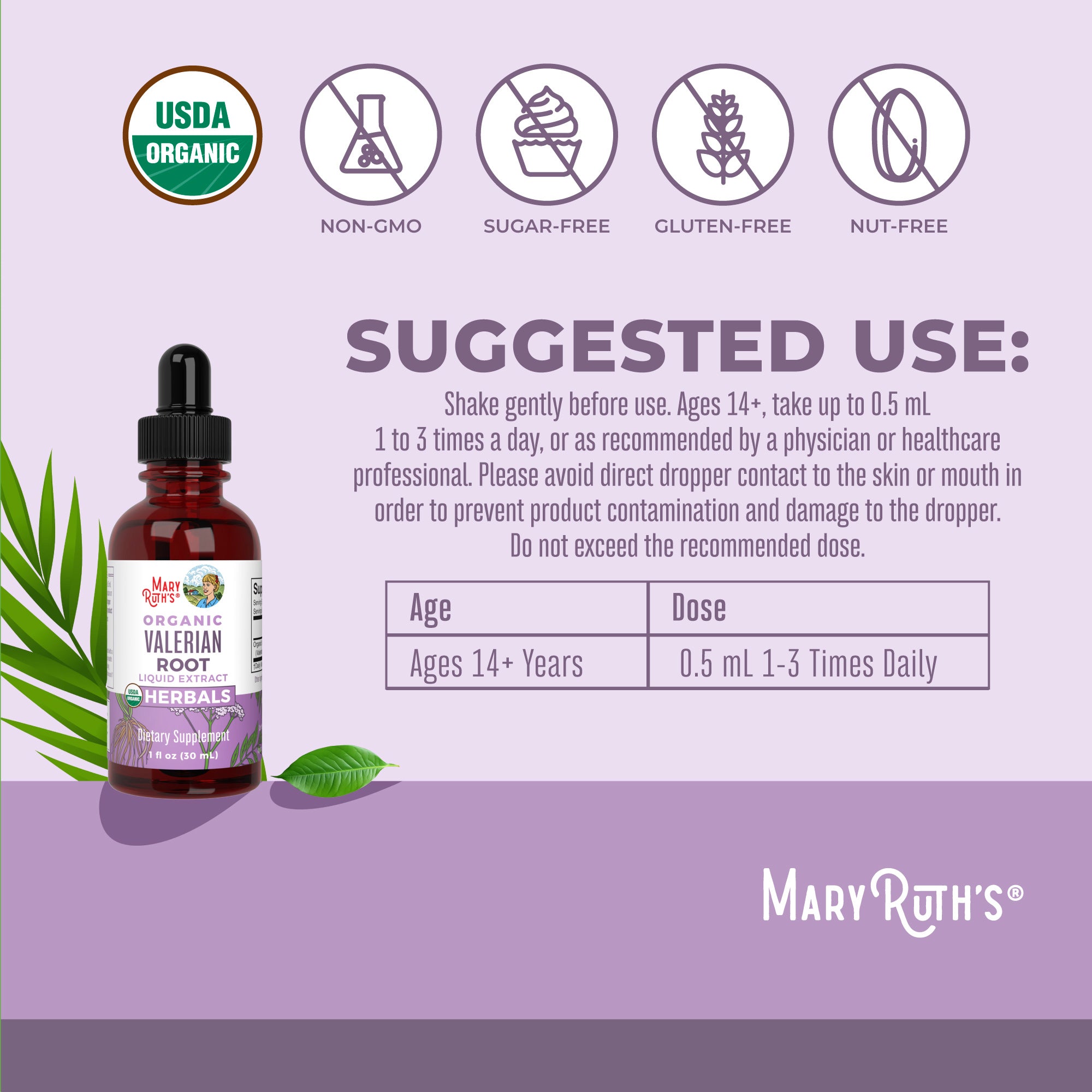 Sleep Vitamins & Supplements for Relaxation – MaryRuth Organics