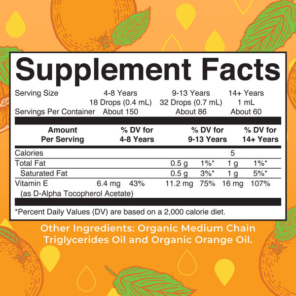 Organic Liquid Vitamin E Drops – MaryRuth Organics