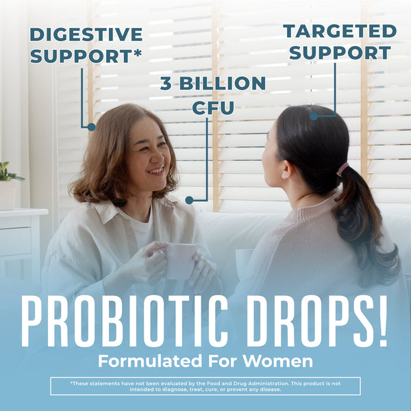 Organic Women's 40+ Precision Probiotic Digestive Liquid Drops ...