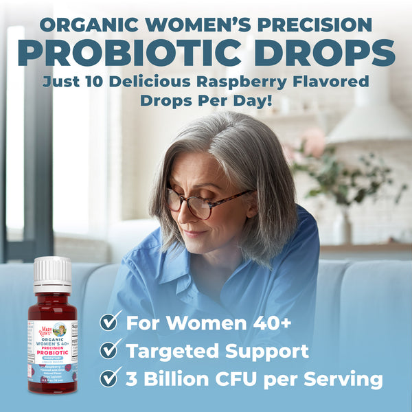 Organic Women's 40+ Precision Probiotic Digestive Liquid Drops ...